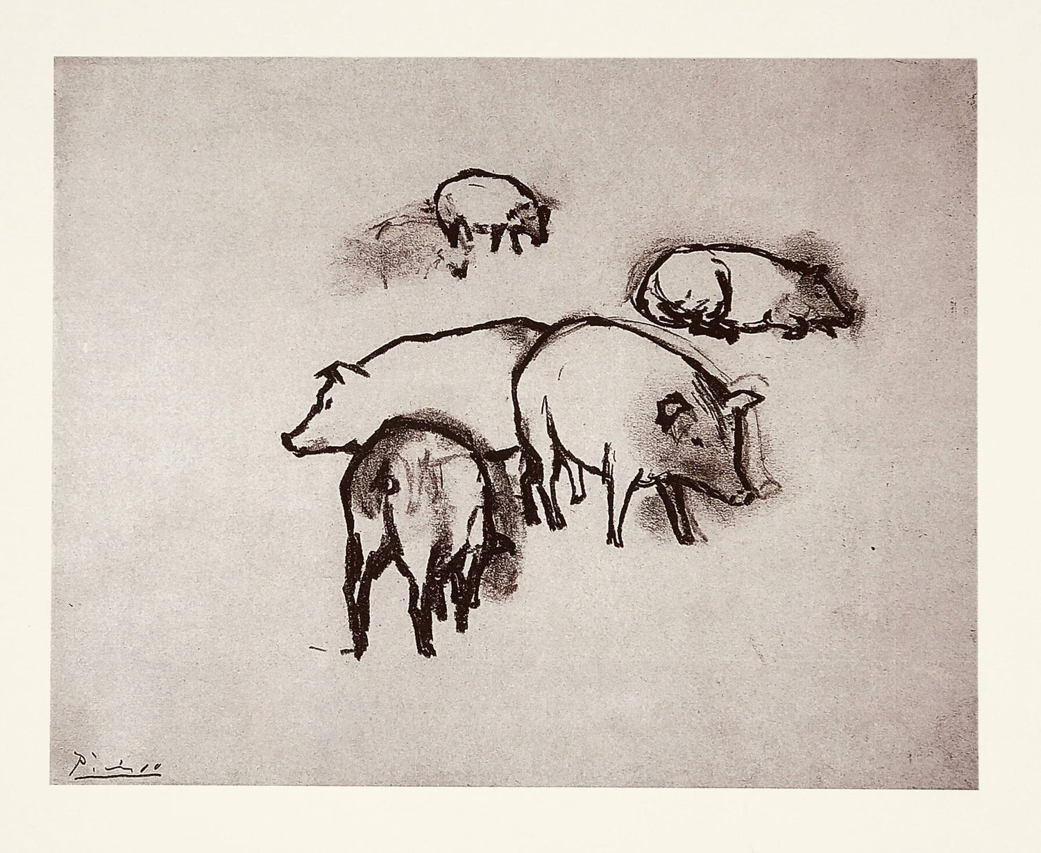 Pablo Picasso prints | Pigs | Guitar | wall art – The Trumpet Shop ...