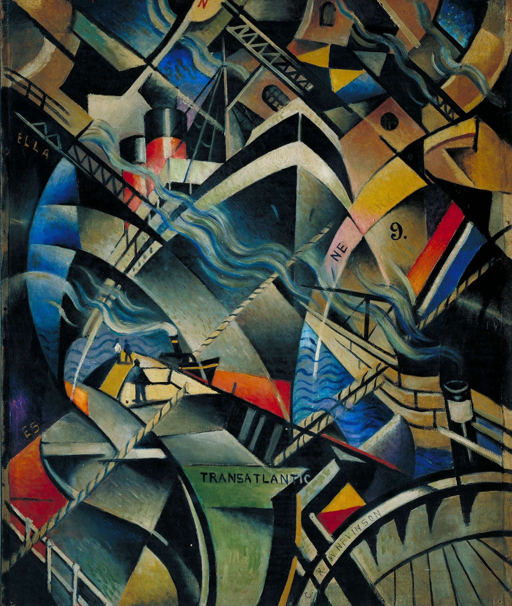 Christopher Nevinson Prints "The Arrival" | 1913 Modernist Reproduction ...
